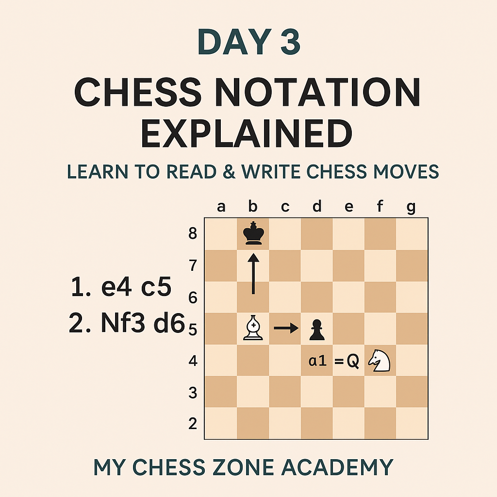 Day 3: Chess Notation – Learn to Read & Write Chess Moves - My Chess ...